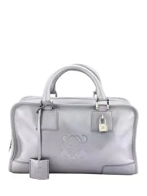 Loewe Amazona Nm Bag Leather 28 Shoulder Bag - Metallic