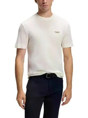 BOSS X Aston Martin C-thompson Logo-patch T-shirt - Neutrals