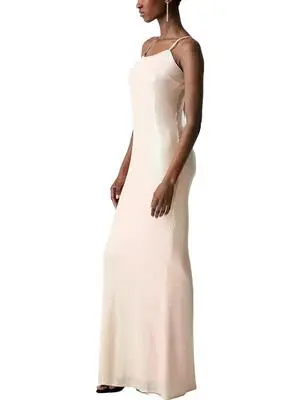 Patrizia Pepe Sequin-embellished Maxi Dress - Pink