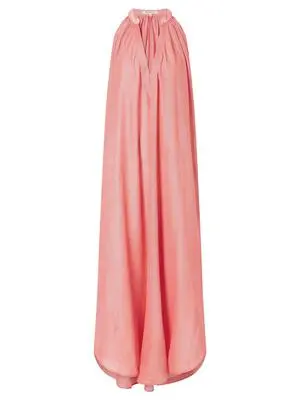 MARRAKSHI LIFE The Halter Cotton Maxi Dress - Red