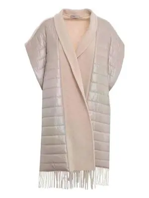 Herno Fringed-hem Coat - Neutrals