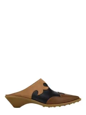 Camper Anita Panelled Leather Mules - Neutrals