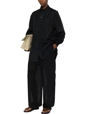 Wardrobe.NYC Button-down Mini Dress - Black