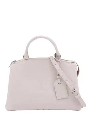 LOUIS VUITTON 2021-2026 Monogram Empreinte Petit Palais Satchel Grey