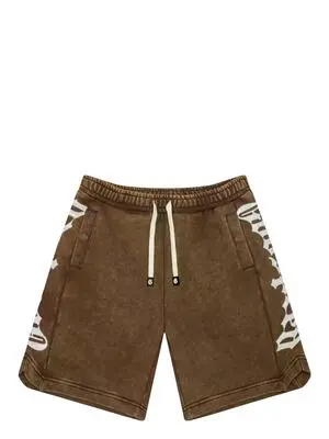 GODSPEED Logo-embroidered Shorts - Brown