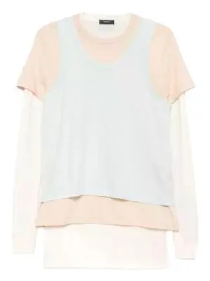 Wardrobe.NYC Layered T-shirt - Blue