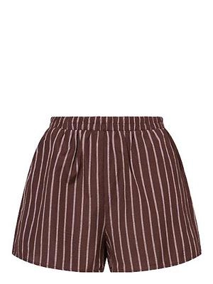 4TH & RECKLESS Lara Striped Cotton-blend Shorts - Multi