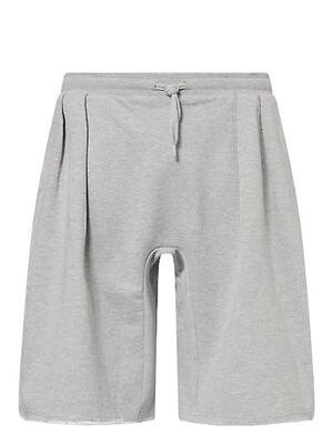 SEVENTH V3 Raw-hem Cotton Shorts - Cloud