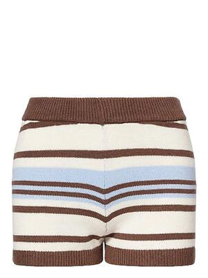 4TH & RECKLESS Amara Striped Cotton-blend Shorts - Multi