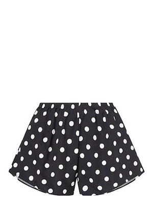 Hunza G Polka Dot Printed Shorts - Black