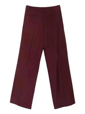 Proenza Schouler Pleated Wide-leg Trousers - Red