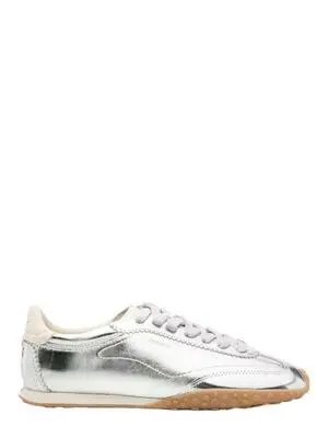 HOFF Bridge Fl Metallic-leather Sneakers Silver