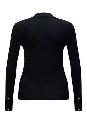 Max Mara Ribbed-knit Cardigan - Blue
