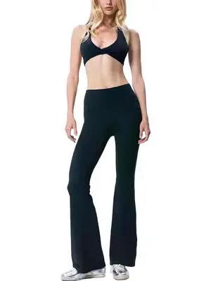 GOD SAVE QUEENS High-waisted Flared Trousers - Silver