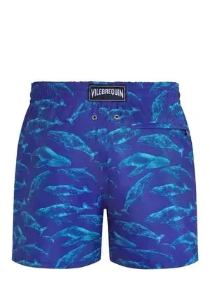 Vilebrequin Whale-print Swim Shorts - Blue