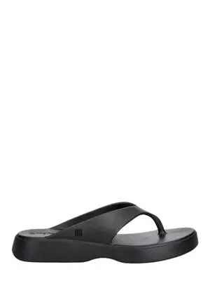 Melissa Logo-plaque Flip-flops - Black
