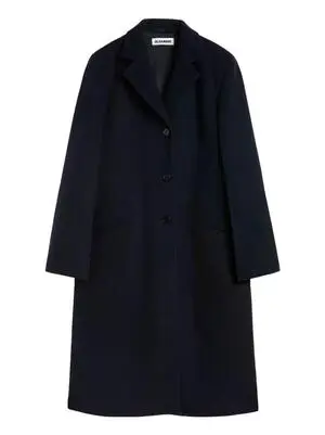 JIL SANDER Long-sleeves Coat - Blue