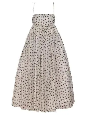KAROLINA OZOLINSIUTE Aine Maxi Dress - White/black