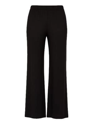 CONQUISTA Fitted Tencel-elastane Trousers - Black