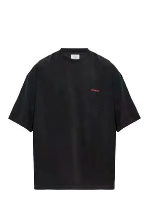 Vetements Logo-print T-shirt - Black