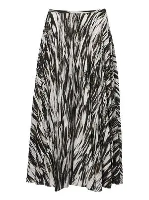 Proenza Schouler White Label Runa Printed Twill Midi Skirt - Multicoloured