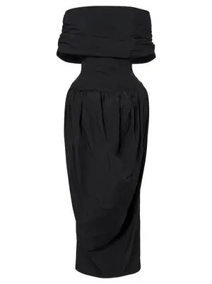 Magda Butrym Draped Gown - Black