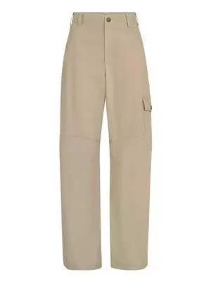 Brunello Cucinelli Monili Barrel-leg Cargo Pants - Neutrals