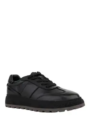 LINDA BAUMANN Chunky-sole Panelled Sneakers - Black
