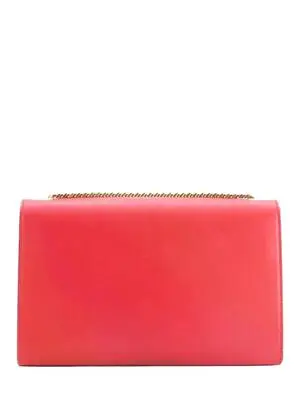 Saint Laurent Classic Monogram Tassel Leather Medium Crossbody Bag - Red