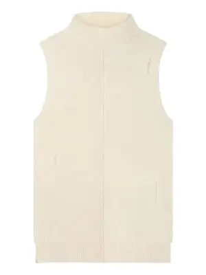 Amiri Mock-neck Halter - Neutrals