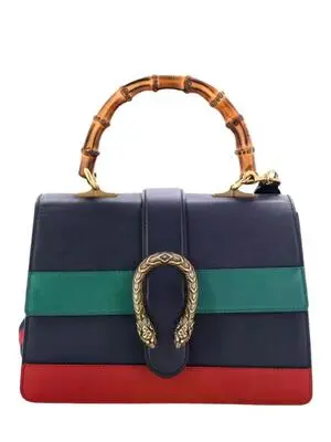 Gucci Dionysus Bamboo Top Handle Bag - Blue