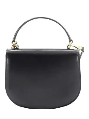 Celine Triomphe Besace Cléa Leather Mini Satchel - Black