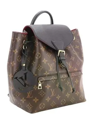 LOUIS VUITTON Montsouris Nm Monogram Canvas Pm Backpack - Black