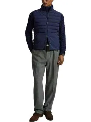 Rlx Ralph Lauren Quilted Zip-up Gilet - Blue