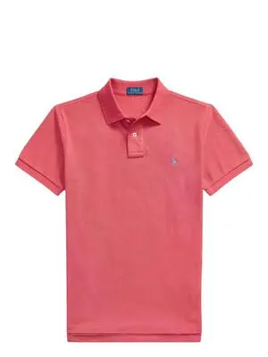 Polo Ralph Lauren Mesh Slim Fit Polo Shirt Red