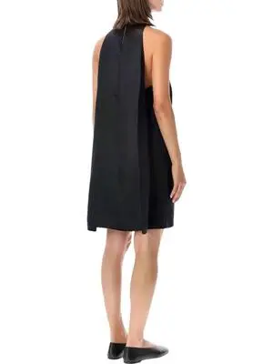 Loulou De Saison Bruna Halter-neck Mini Dress - Black