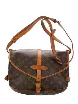 LOUIS VUITTON Saumur 25 Shoulder Bag - Brown