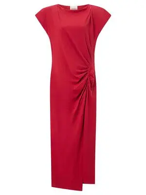 Isabel Marant Étoile Isabel Marant Nadela Cotton Jersey Dress Cherry