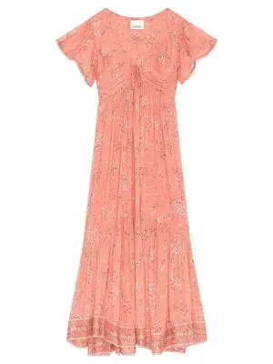 Isabel Marant Étoile Agathe Maxi Dress - Shell Pink