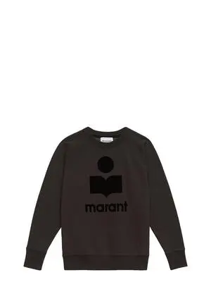 ETOILE Cotton Sweatshirt With Logo - Black