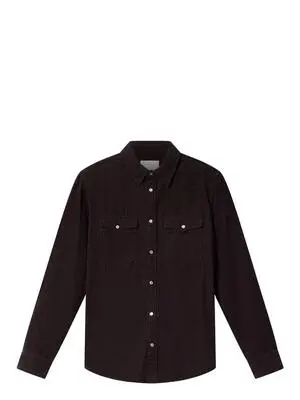 Isabel Marant Étoile Vasco Shirt - Coffee