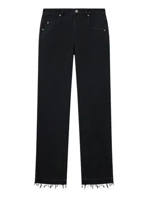 Isabel Marant Étoile Denala Bootcut Jeans - Black
