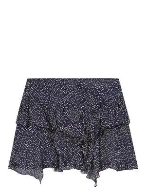 ETOILE Lolita Printed Muslin Skirt - Midnight