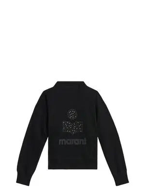 ETOILE Moby Glitter Sweatshirt - Black