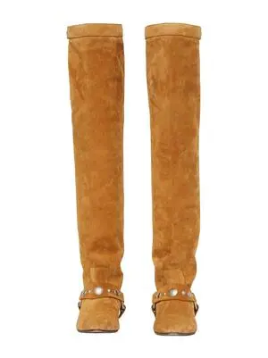 Isabel Marant Étoile Selize Thigh Boots - Cognac
