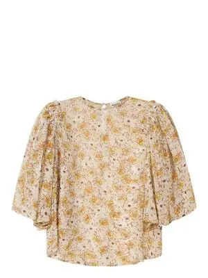 ETOILE Floma Top - Light Yellow-ecru