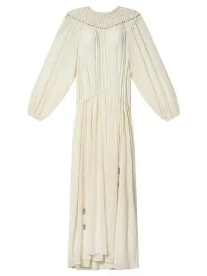 Isabel Marant Étoile Nydia Silk Gauze Maxi Dress - Ecru