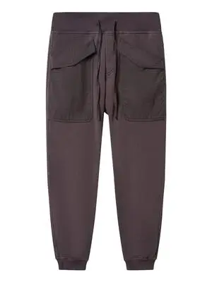 Isabel Marant Étoile Rosa Two-tone Cotton Fleece Pants - Faded Night