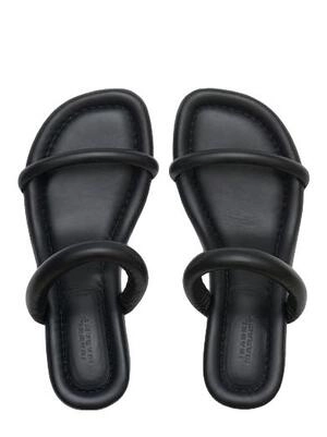 Isabel Marant Étoile Leather Sandals - Black