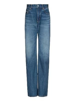 Alaïa Bootcut Leg - Blue Stone